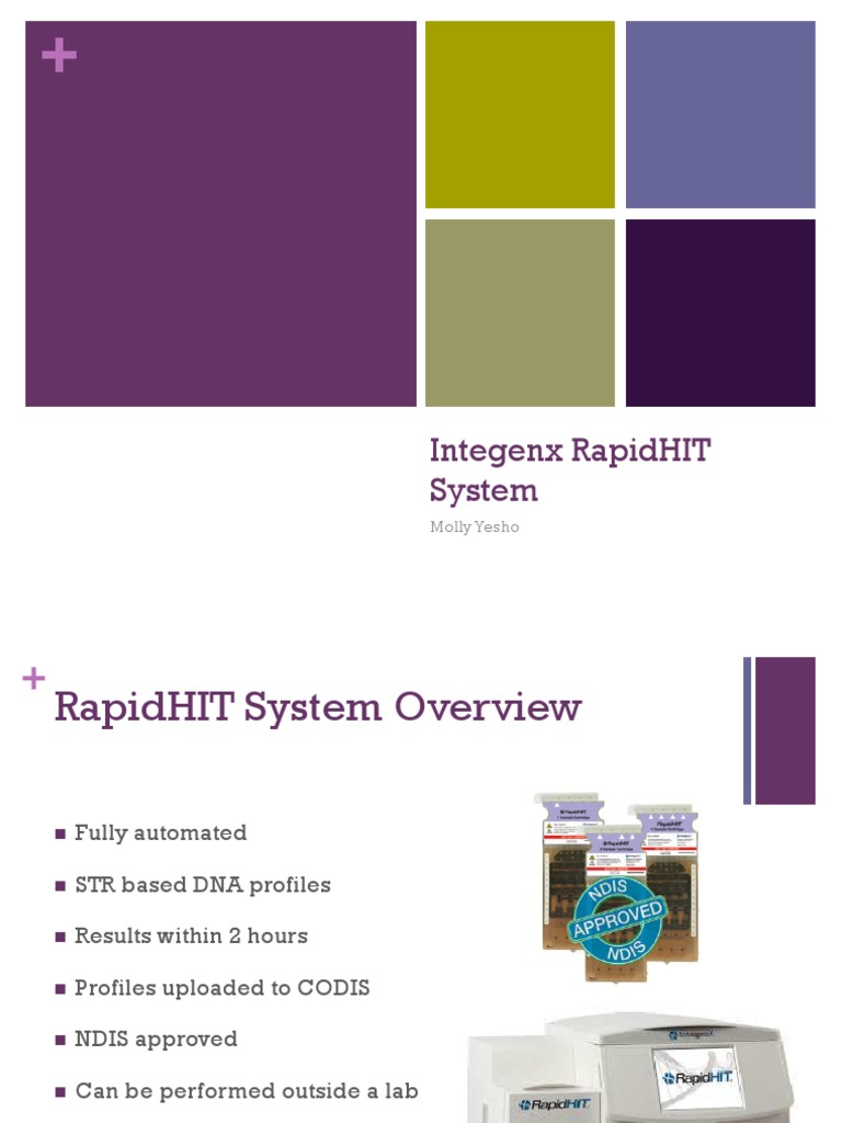 Integenx Rapid Dna | PDF | Dna Profiling | Polymerase Chain Reaction