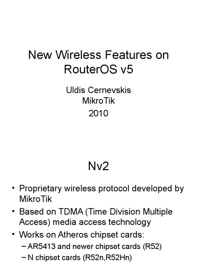 NV2 | PDF | Quality Of Service | Ieee 802.11