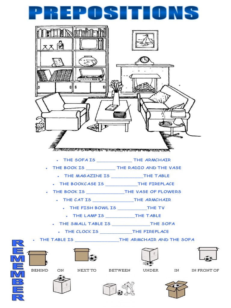 Prepositions of Place | PDF