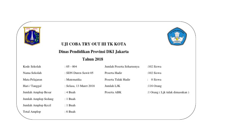 Cover LJK Try Out | PDF