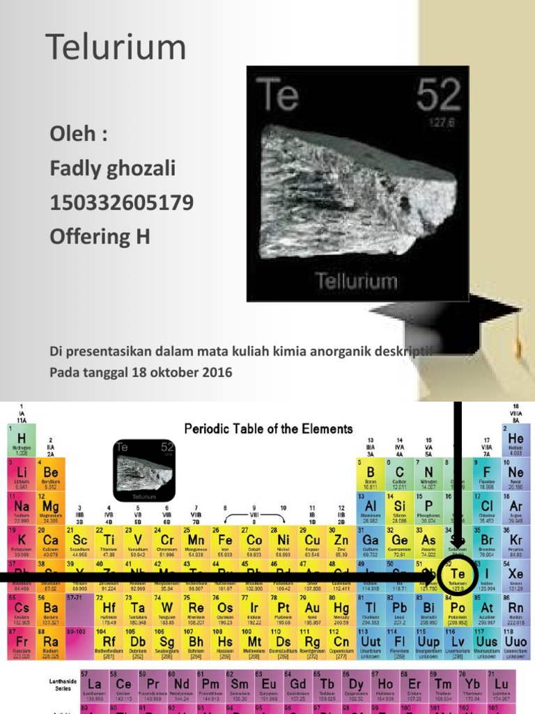 Unsur Telurium | PDF | Sains & Matematika