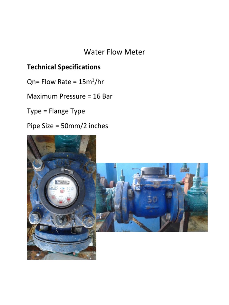 Water Flow Meter | PDF