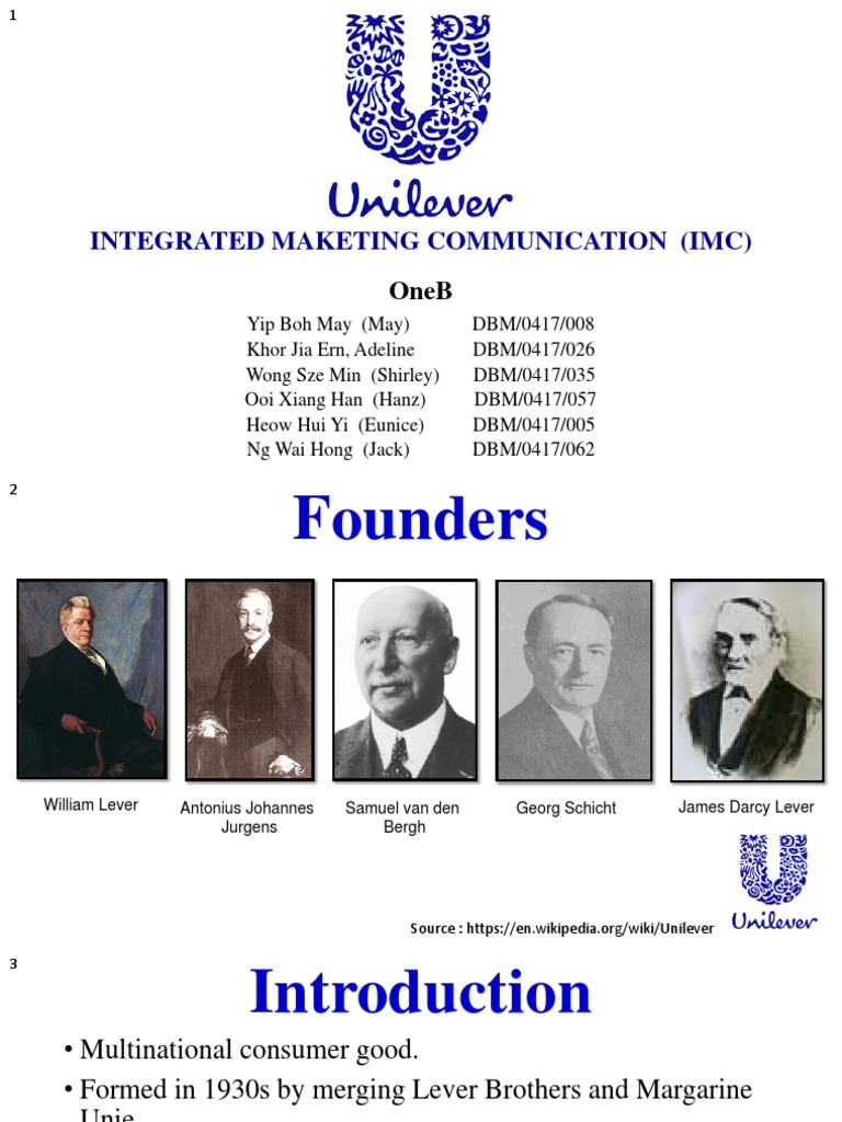 Integrated Marketing Communication (IMC) Unilever (Rexona) | PDF ...
