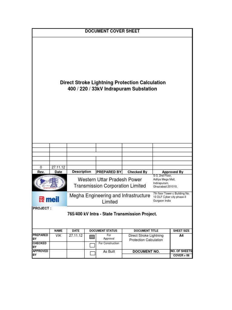 DSLP Calculation | PDF | Electrical Substation | Energy Technology