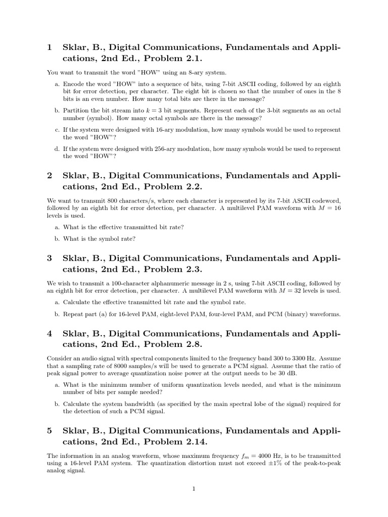 Latihan Baseband 180326 | PDF | Sampling (Signal Processing ...