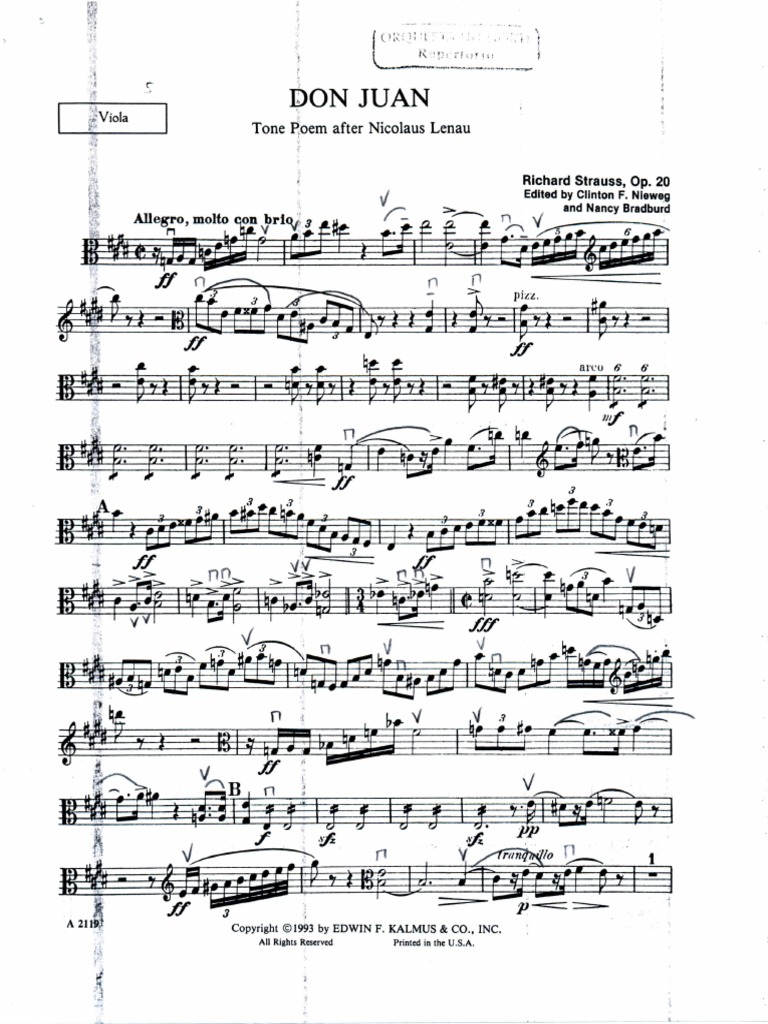 DON JUAN - Viola | PDF