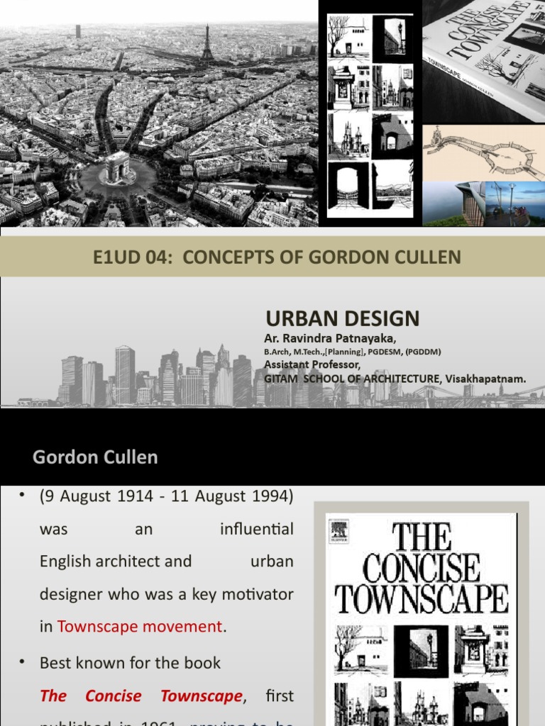 Class 04 Ud - Concepts Gordon Cullen | PDF | Visual Perception | Urban ...