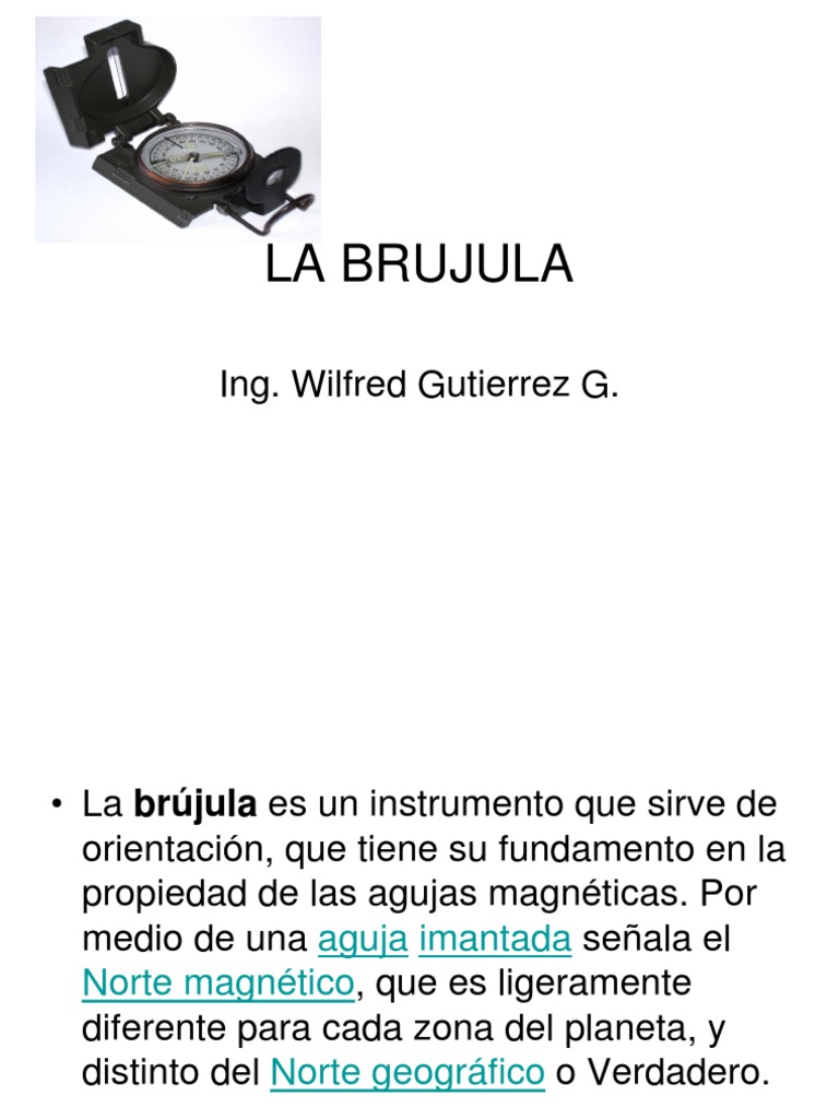 La Brujula | PDF | Azimut | Brújula