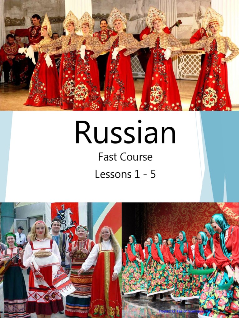 FsiRussianFast Lessons1 5 PDF | PDF