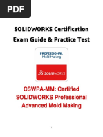 CSWPA-DT: Certified SOLIDWORKS Professional Advanced Drawing Tools | PDF
