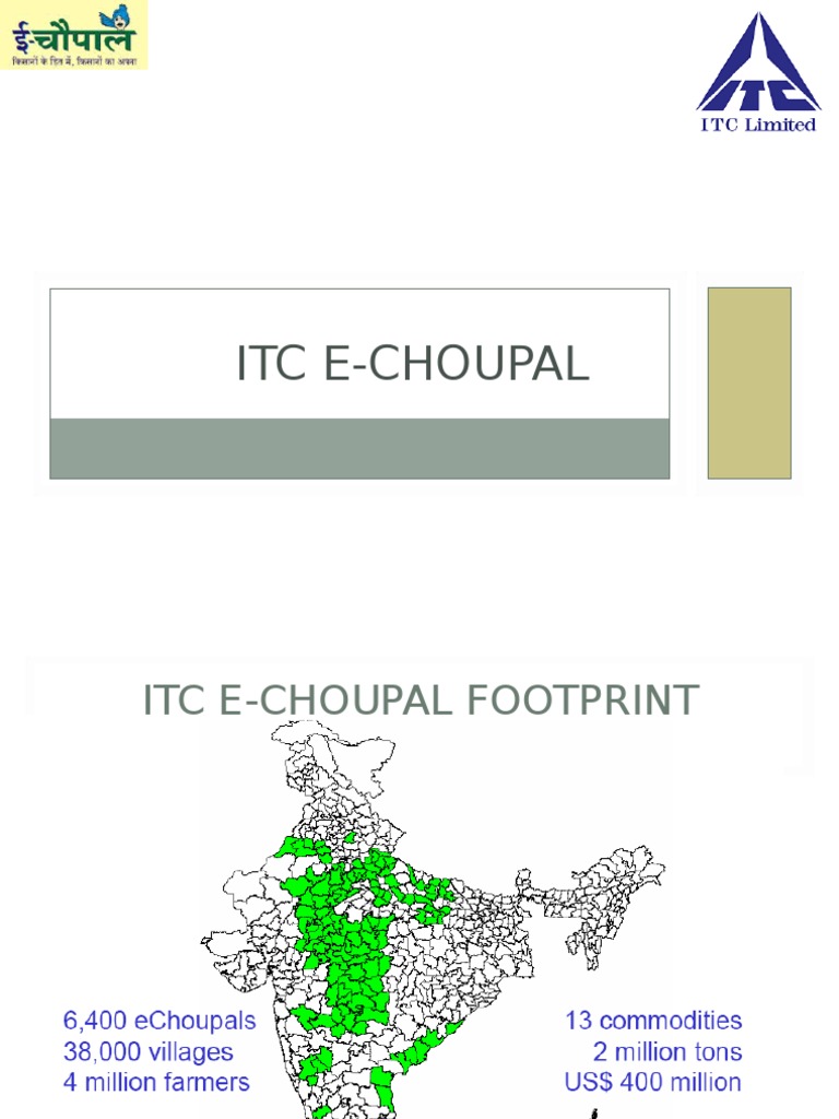 ITC E Choupal PPT Final | Retail | Supply Chain