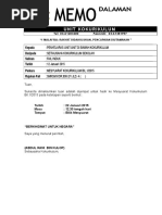 Contoh Memo Dalaman | PDF
