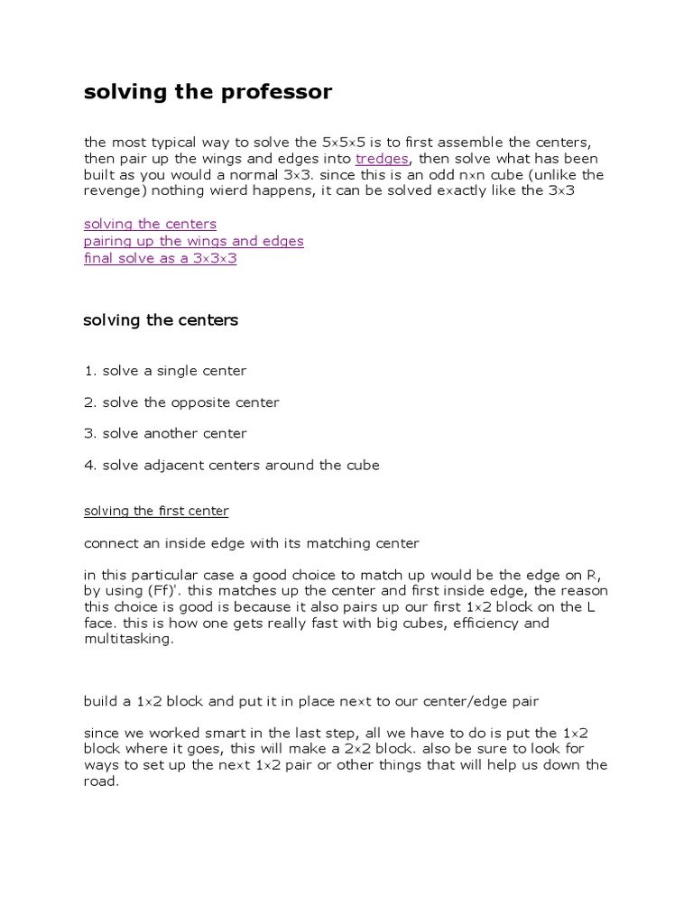 5x5-Solving The Professor | PDF | Computing And Information Technology ...