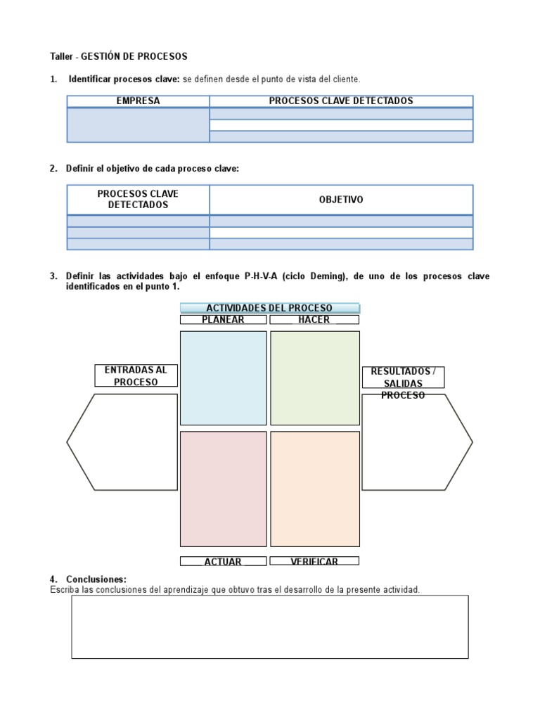 Formato Gestion Procesos | PDF | Business | Cognición
