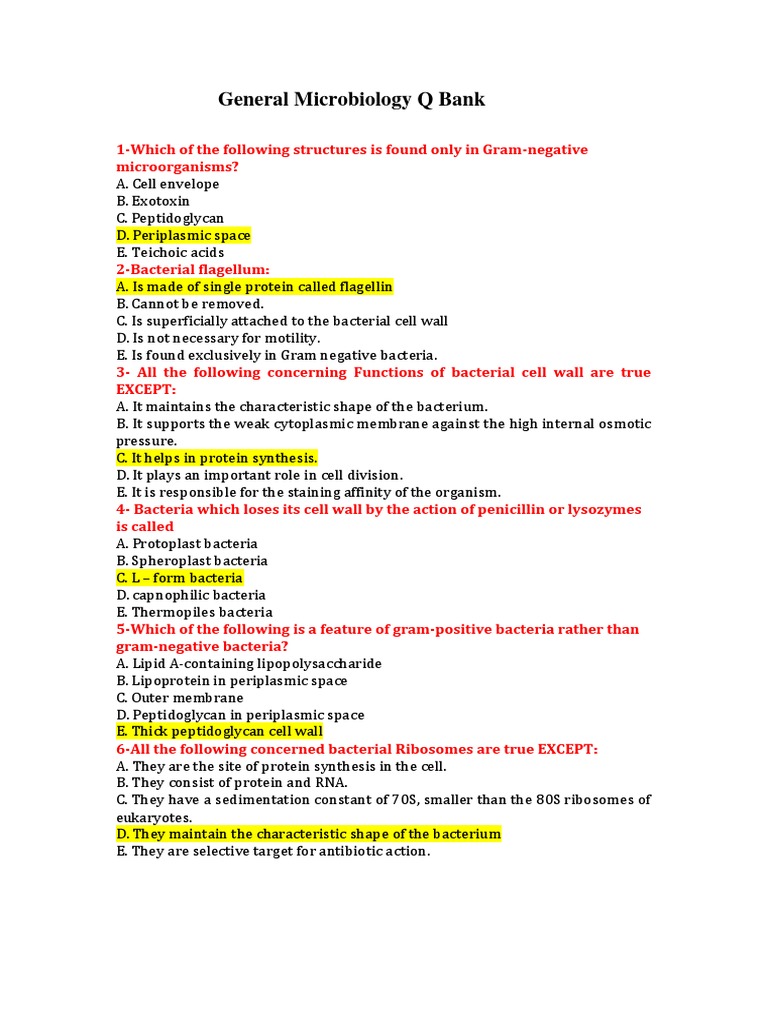 General Microbiology Examples | PDF | Molecular Cloning | Bacteria