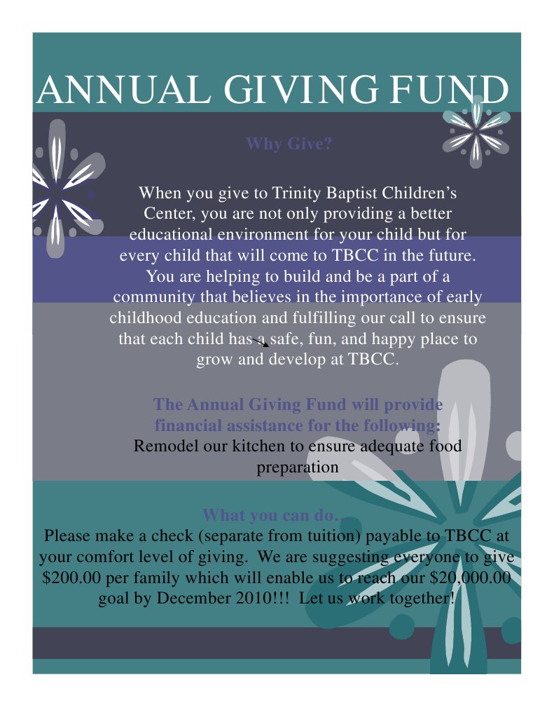 Annual Giving Fund | PDF | Career & Growth
