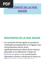 Reactantes de Fase Aguda en Diagnóstico | PDF | Proteína C-reactiva ...