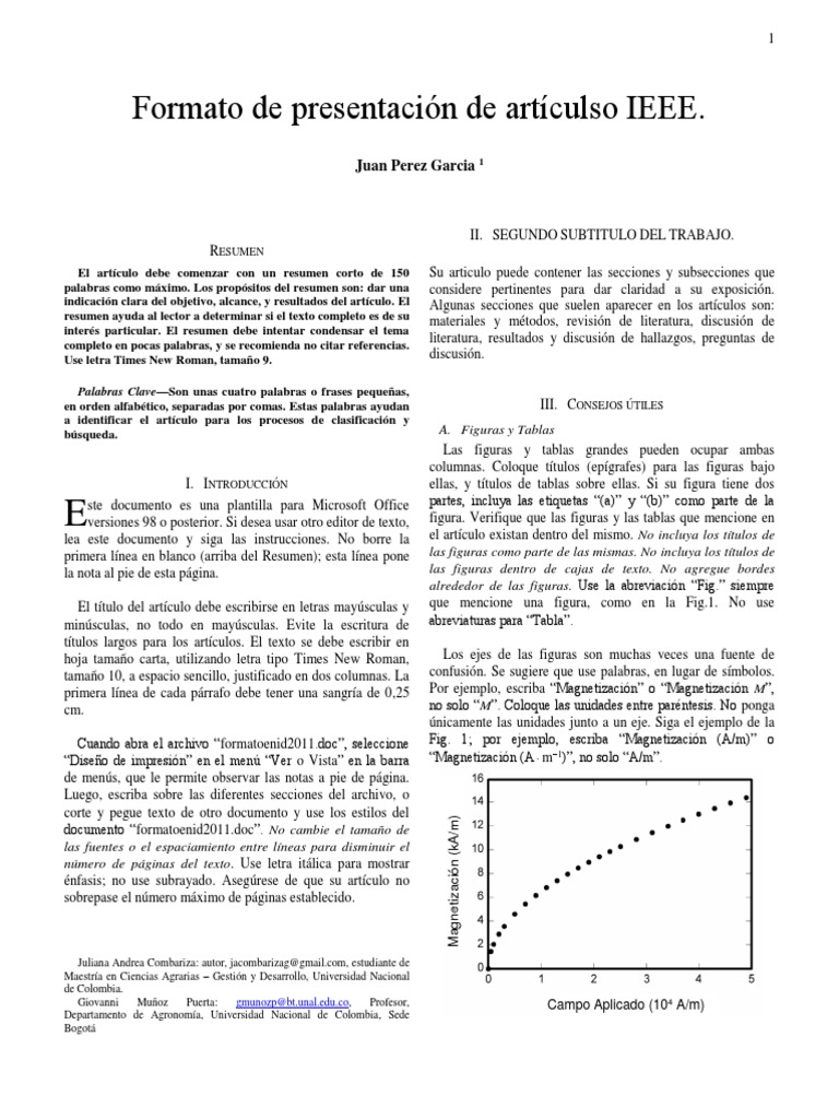 Formato Articulo IEE | Soporte | Puntuación
