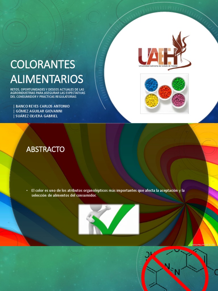 Colorantes Alimentarios Pdf Pdf Cromatografía Pigmento