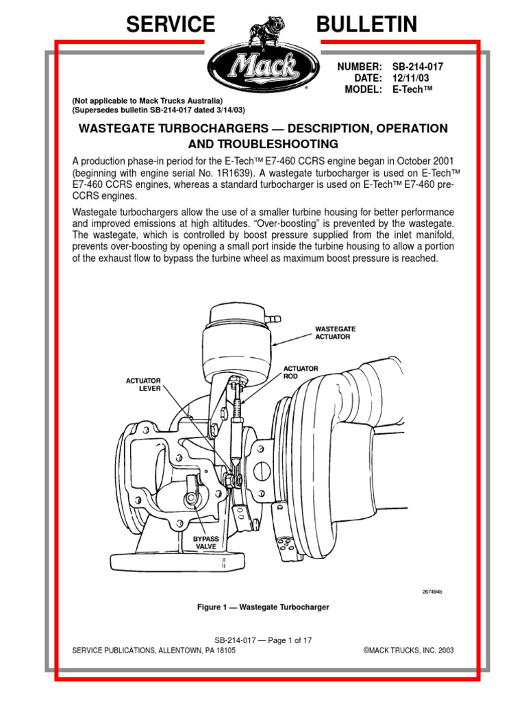 Wastegate Turbochargers - Description, Operation | PDF | Turbocharger ...