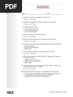 Safety Quiz - Fire Prevention Answer Key-1 | PDF | Science & Mathematics