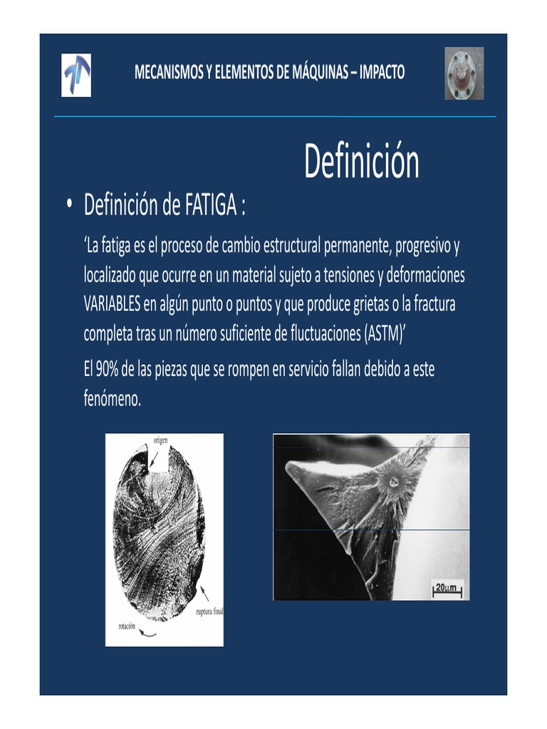 Fatiga | PDF | Fatiga (material) | Mecánica de fractura
