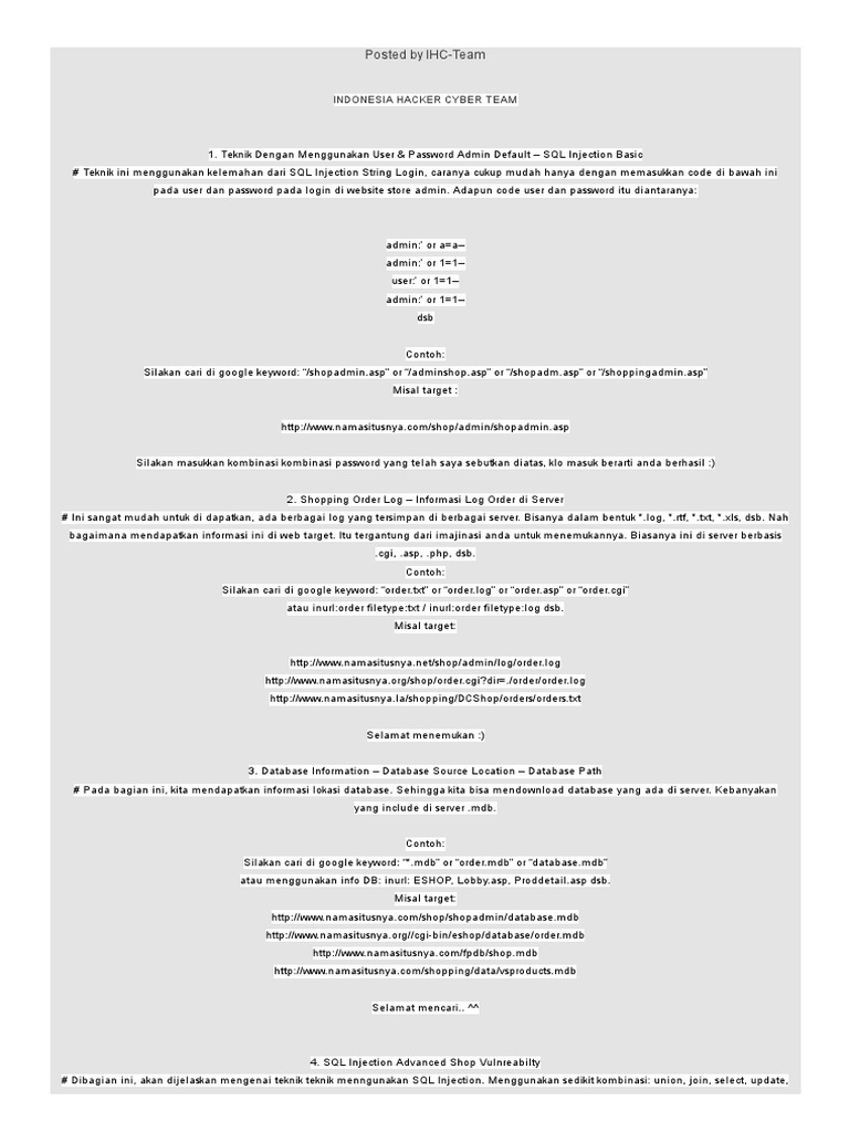 Cara Melakukan CARDING | PDF