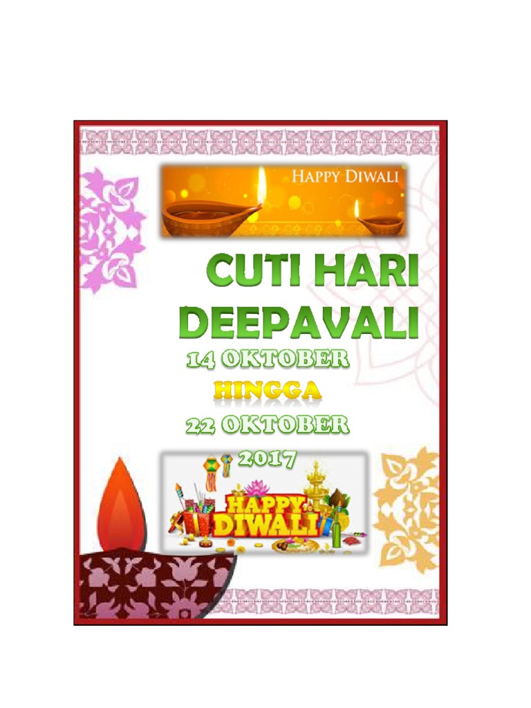 Cuti Hari Deepavali | PDF