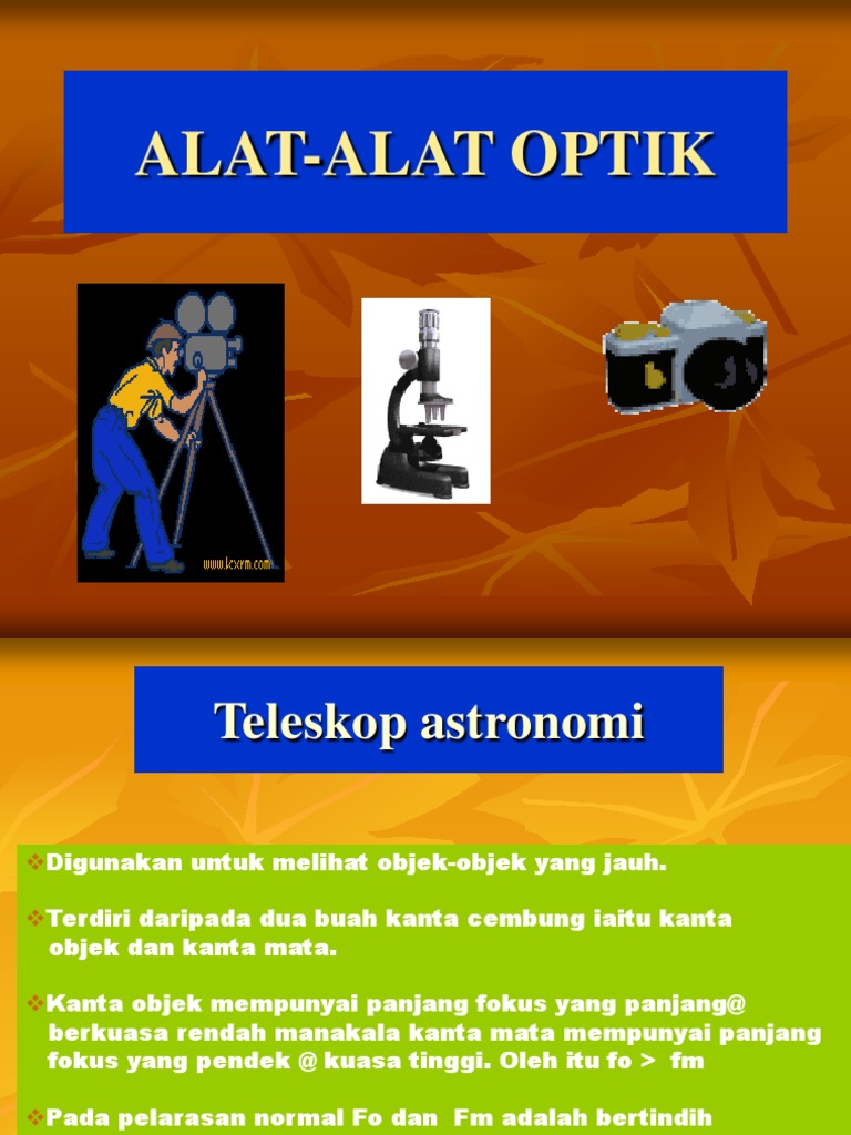 Alat Alat Optik | PDF