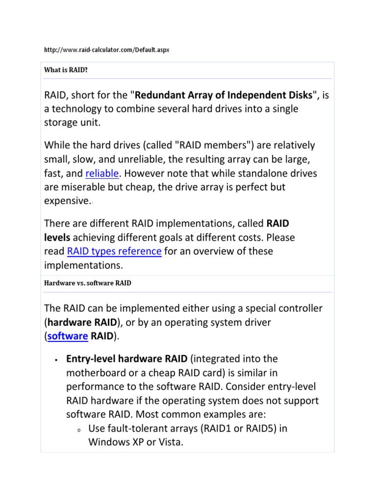 An In-Depth Guide to RAID Storage Technologies: Hardware vs Software ...
