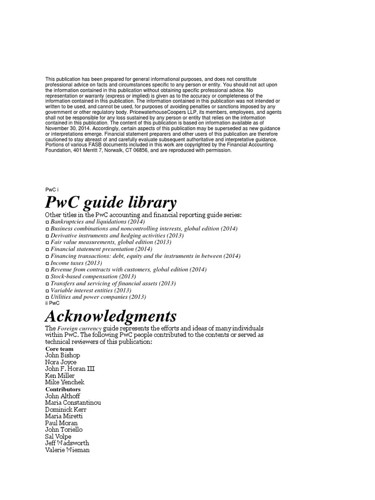 Foreign Currency Guide | PDF | Financial Accounting Standards Board ...