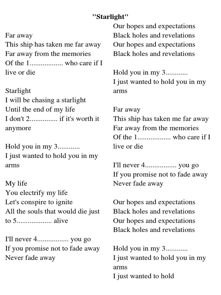 "Starlight: A Journey of Hope and Love" | PDF | Religion & Spirituality ...