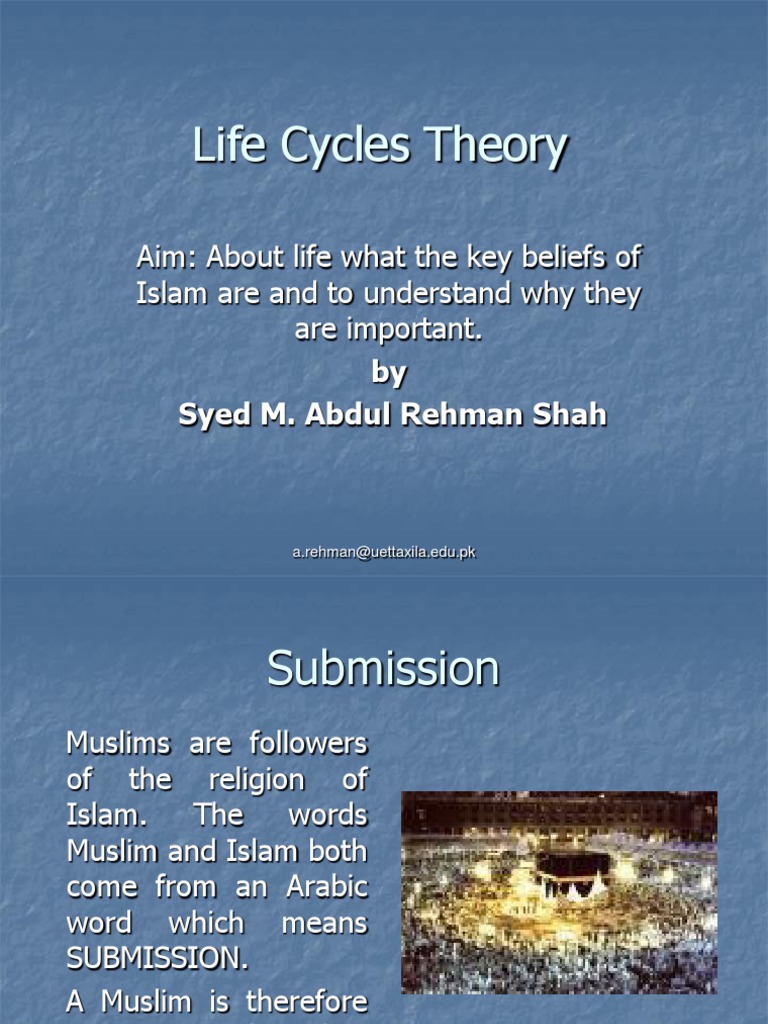 Life Cycles Theory in Islam | PDF | Allah | God In Islam