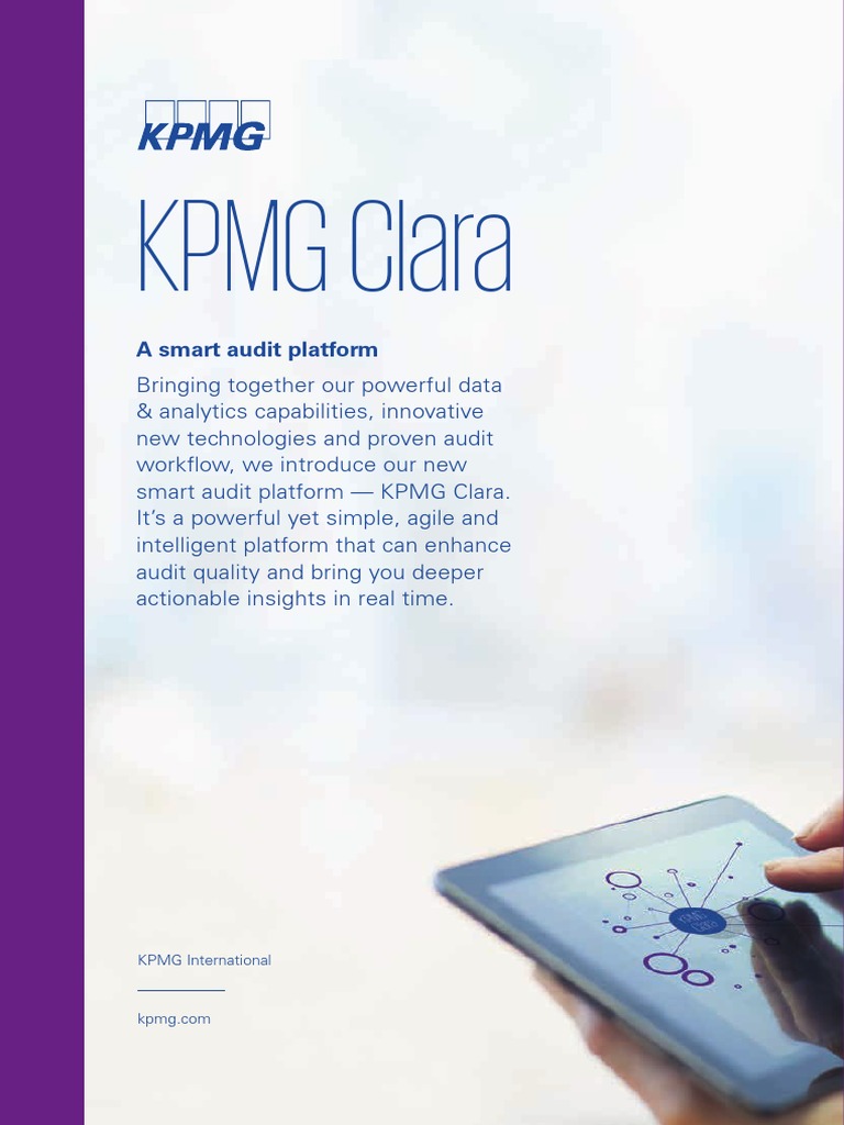 Kpmg Clara a Smart Audit Platform | Artificial Intelligence ...