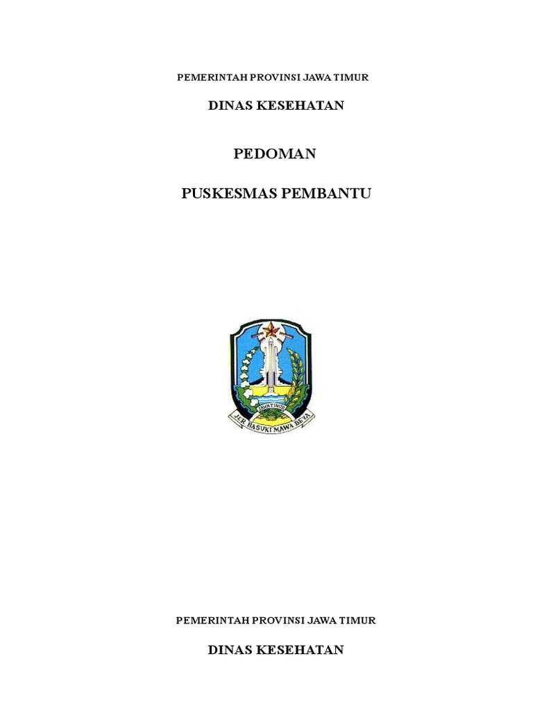 Standar Pelayanan Pustu Fix | PDF
