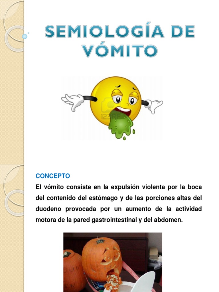 Vomito | PDF | Vómitos | Especialidades Medicas