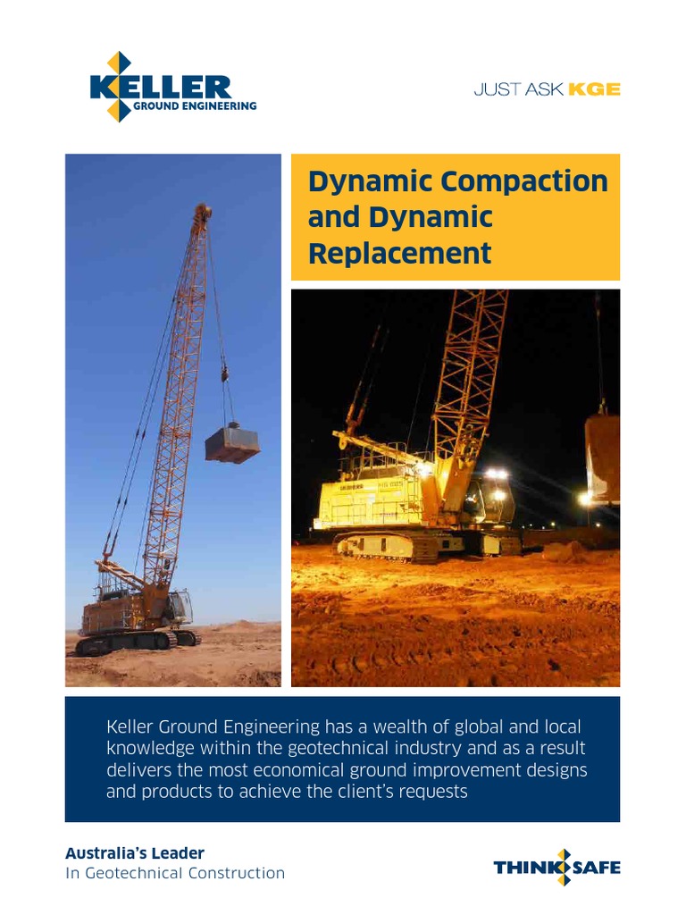 Dynamic Compaction & Replacement Techniques | PDF | Geotechnical Engineering | Soil