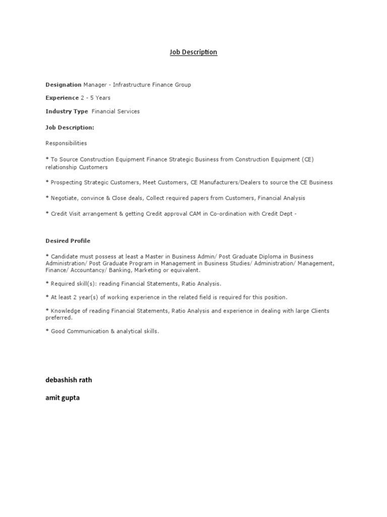 JD Manager | PDF | Business