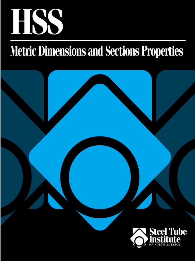 HSS Metric - Dimensions and Section Properties PDF | PDF