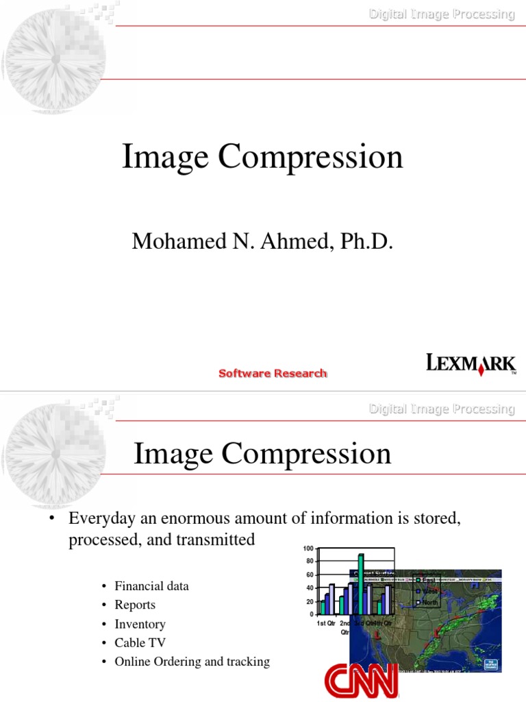Image Compression: Mohamed N. Ahmed, PH.D | PDF | Data Compression | Multidimensional Signal ...