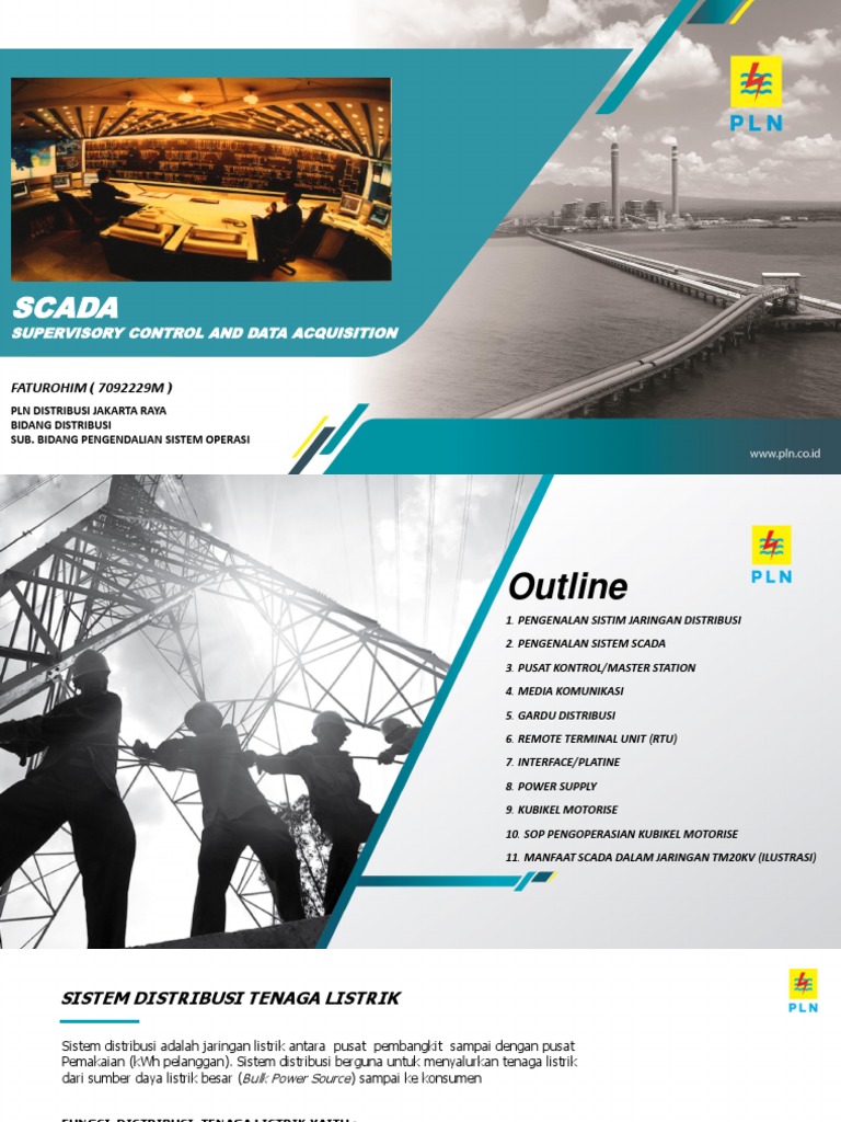 Presentasi Scada Template PLN New (STT-PLN) | PDF