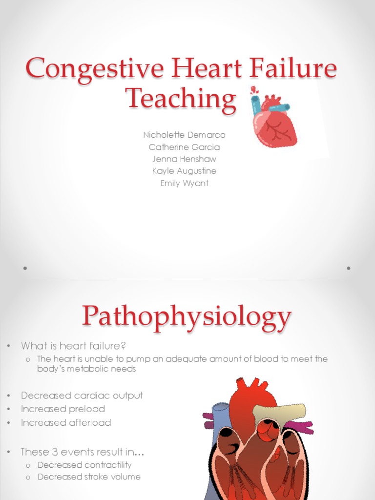 Chfteachingpresentation | PDF | Heart Failure | Heart