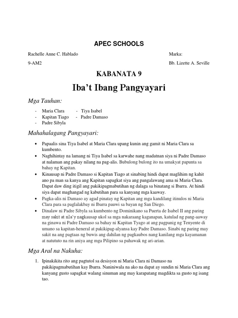 Filipino Report | PDF