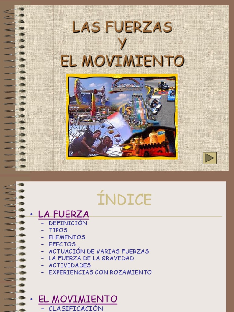 Fuerzas y Movimiento | PDF | Fricción | Fuerza