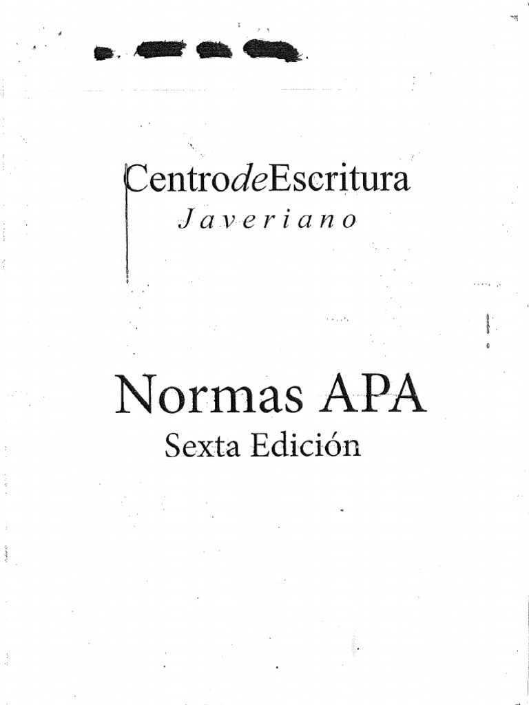 Normas APA 6ta Edicion | PDF