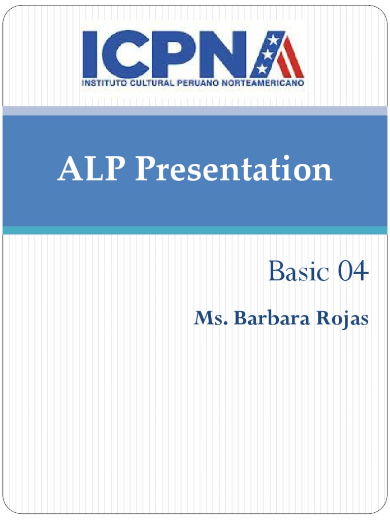 ALP-Basic-04 38946 0 | PDF