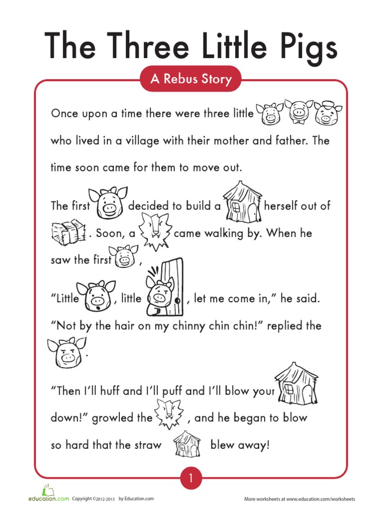 3 Little Pigs PDF | PDF