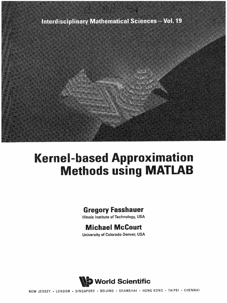 Kernel Based Approximation Methods Using Matlab Pdf Interpolation Support Vector Machine 2889