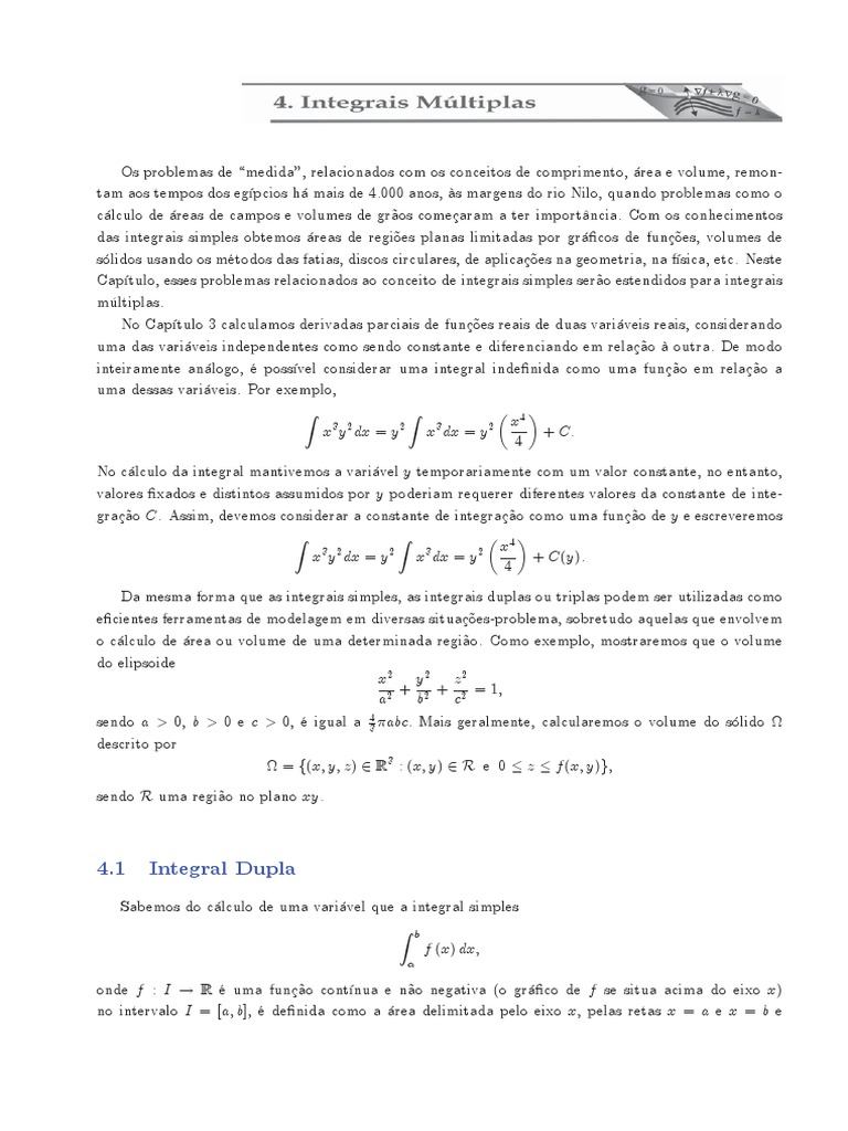 Integrais Múltiplas de Linha e de Superficies | PDF