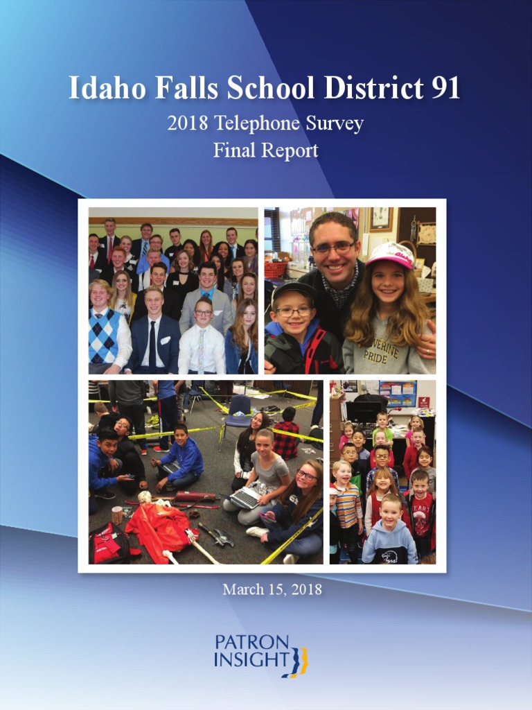 Telephone Survey Report | PDF | Survey Methodology | Schools